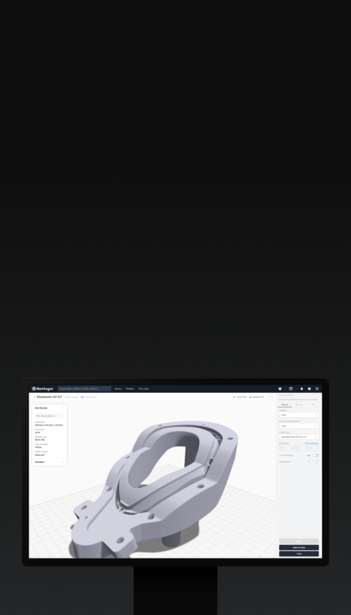 X7 Industrial Carbon Fiber 3D Printer | Markforged